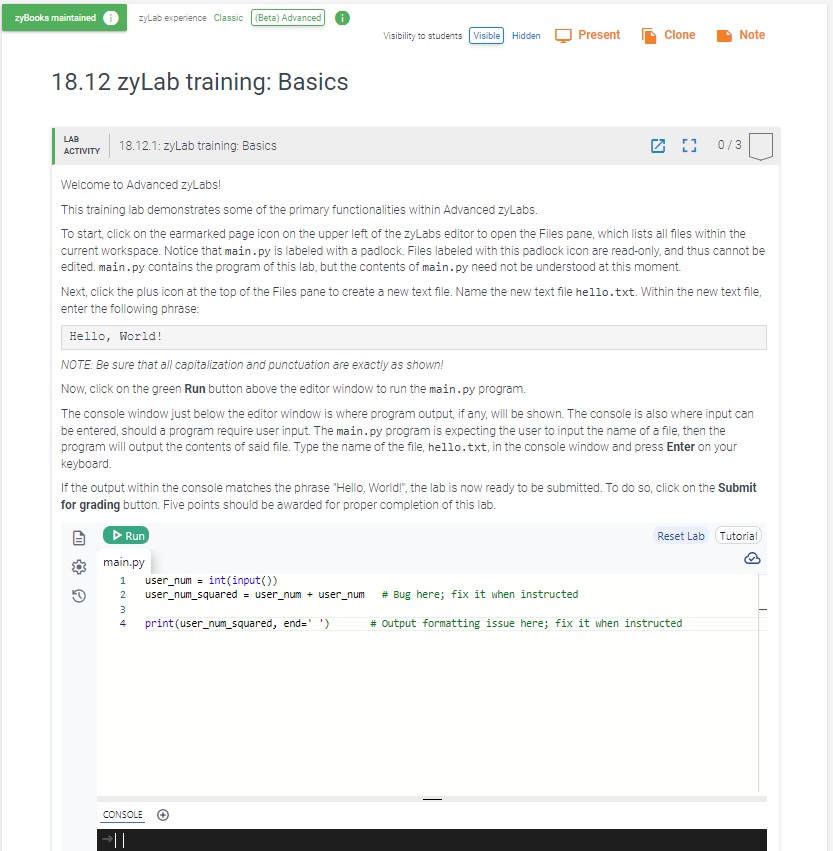 Switching Classic zyLabs to Advanced zyLabs – zyBooks - Help center