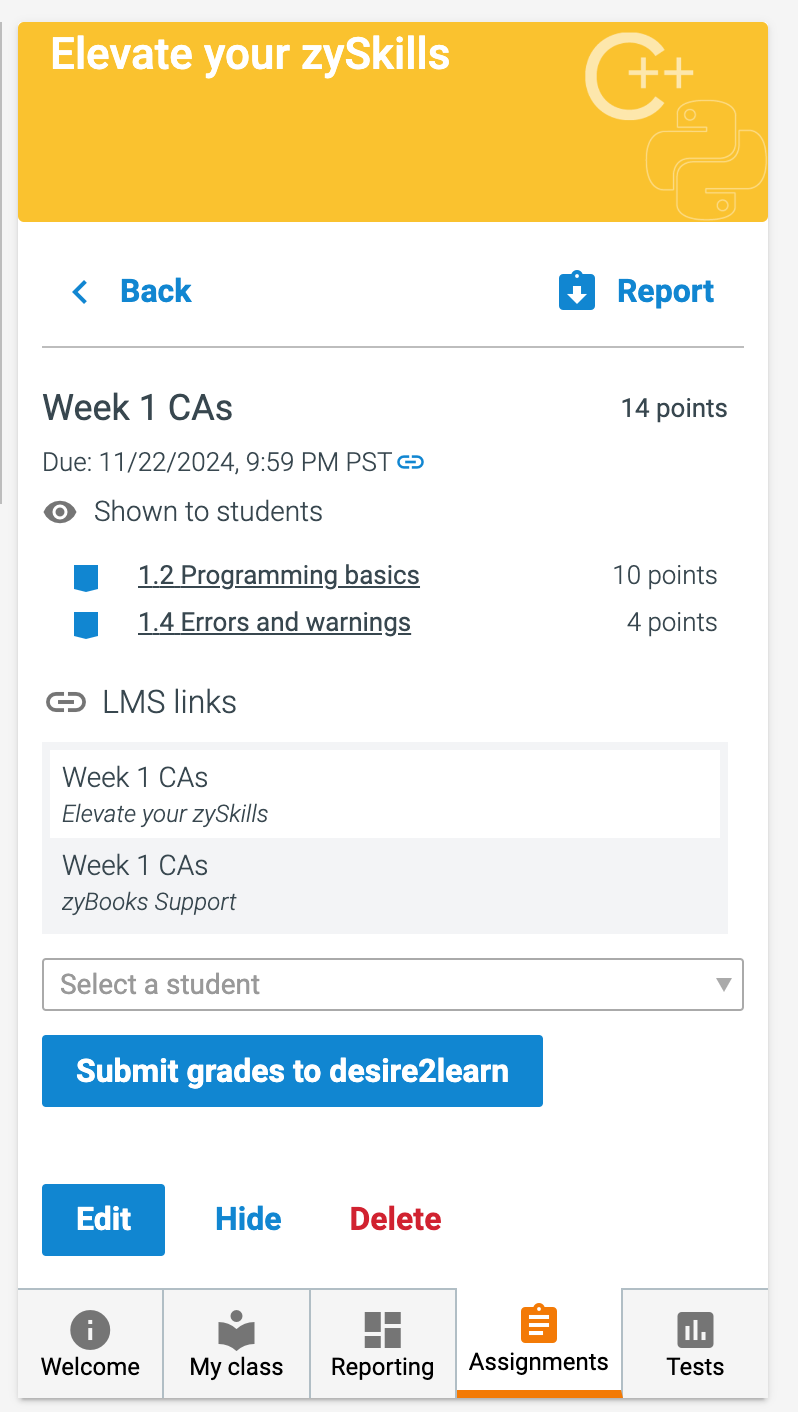 How does Assignment auto-submission work? – zyBooks - Help center
