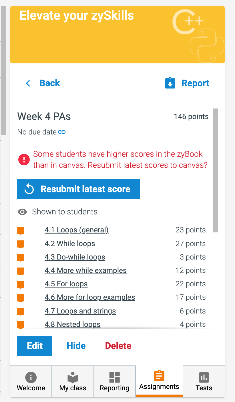 Common LTI issues and error messages and how to resolve. – zyBooks - Help center