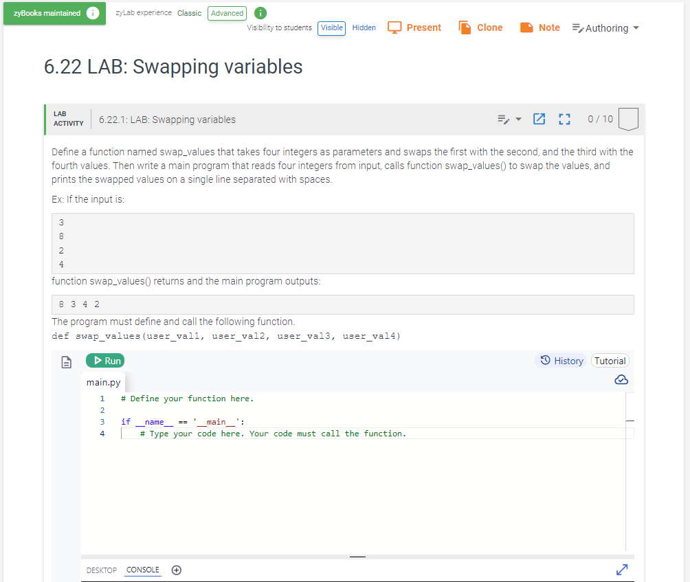 Switching Classic zyLabs to Advanced zyLabs – zyBooks - Help center