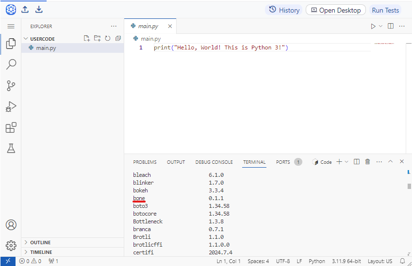 Installing packages in Advanced Labs – zyBooks - Help center