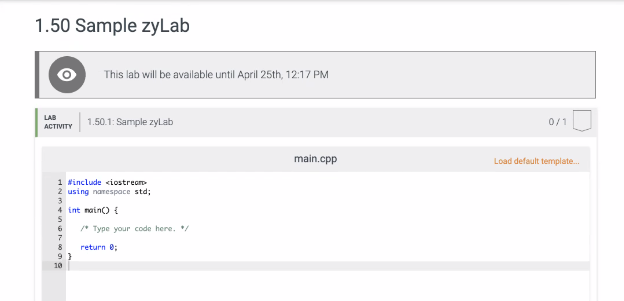 Can I set a start date and end date for a Classic zyLab? – zyBooks ...