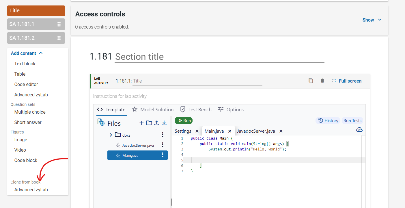 Javadoc Tool – zyBooks - Help center