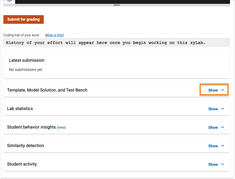 Viewing challenge activity and zyLab solutions – zyBooks - Help center